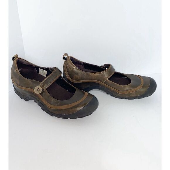 Merrell | Shoes | Merrell Plazaemme Mary Jane Shoe Brown Leather ...